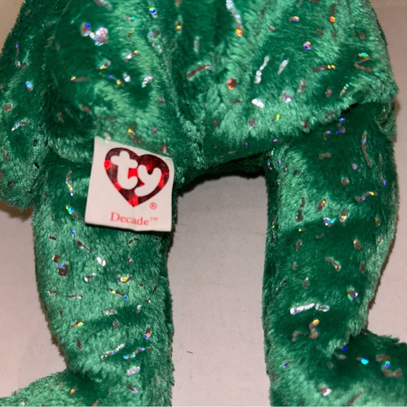Ty | Toys | Ty Vintage Beanie Babies Year Anniversary Green Decade Nwt ...
